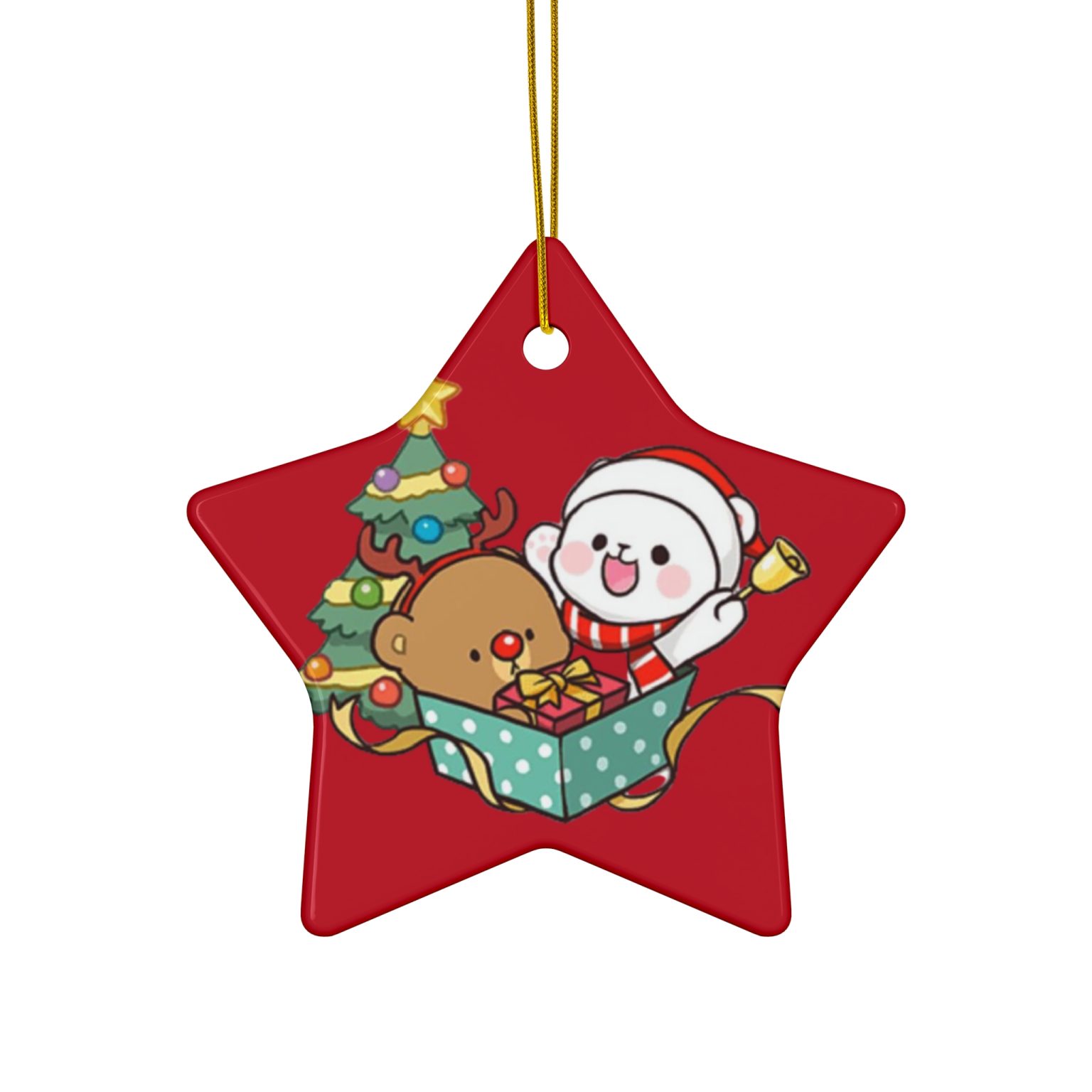 Milk Mocha Christmas Ornament - Milk Mocha Store