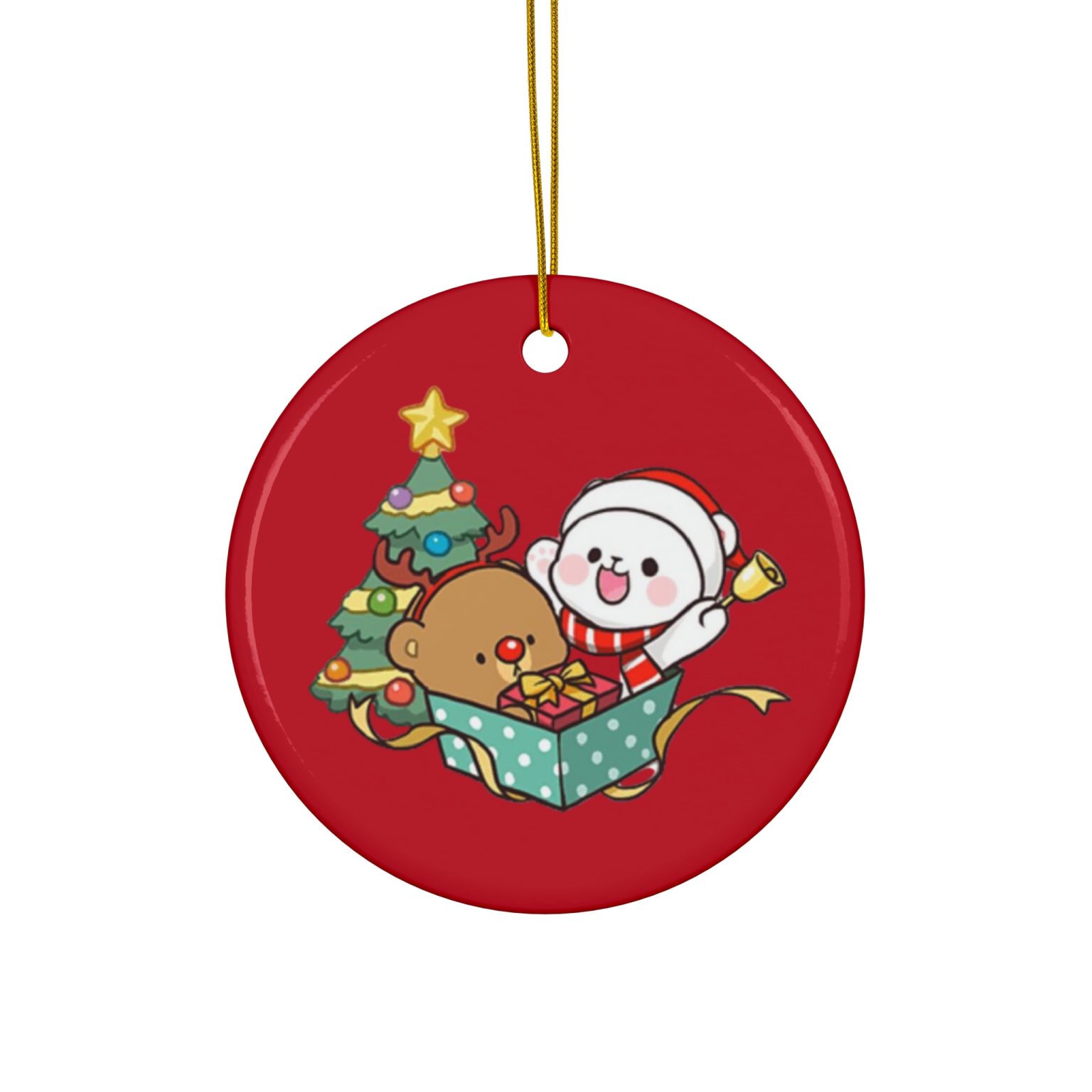 Milk Mocha Christmas Ornament - Milk Mocha Store